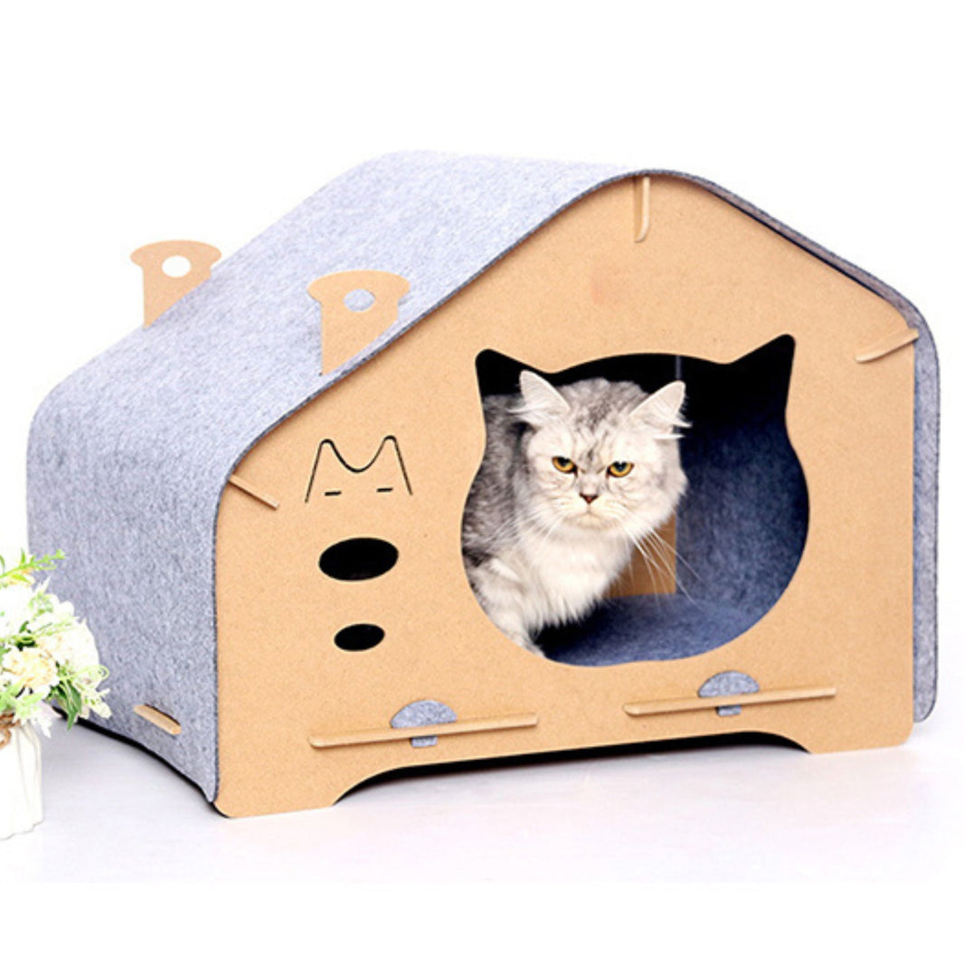 Casas para gatos, de cartón o de madera – Waneka